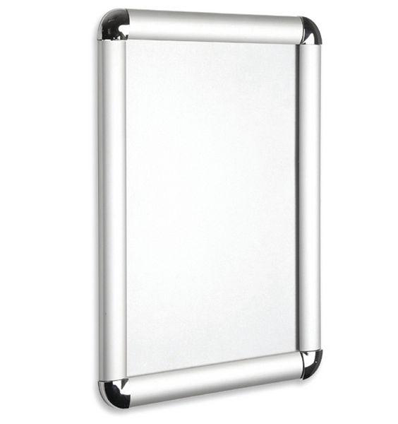 Chrome Corner Aluminium Snap Frames | Seton