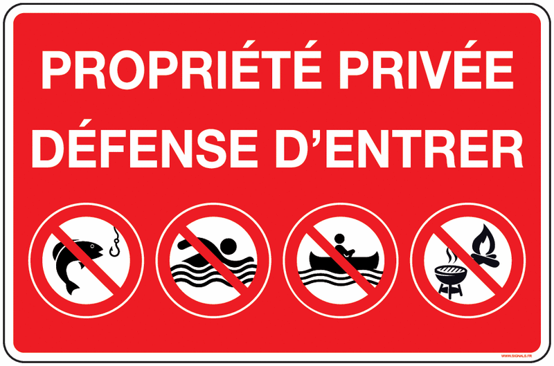 Panneaux interdiction et pictogramme interdit : sécurité | Signals