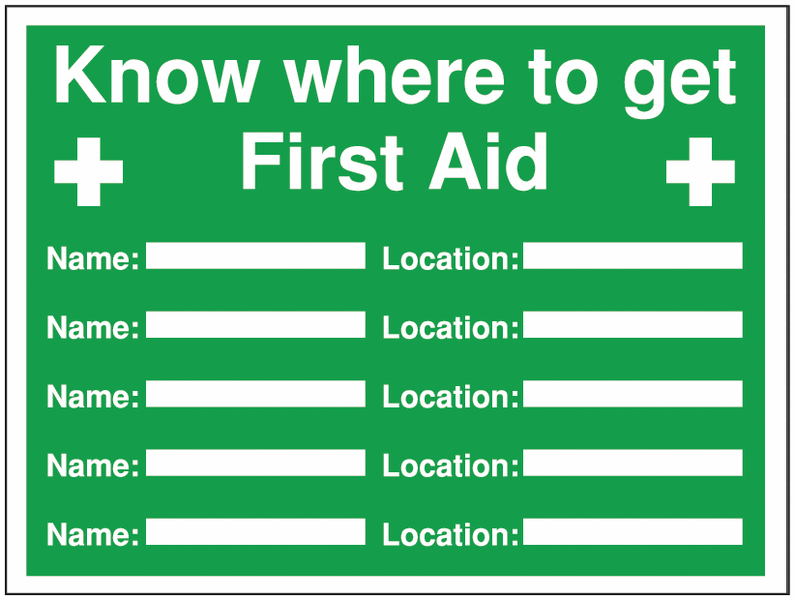 First Aid Signs. Huge Range With Fast, Easy Delivery | Seton