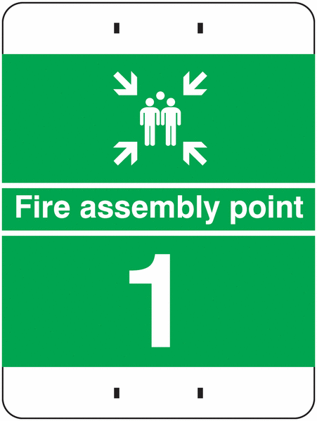 Highly-Visible Fire Assembly Point Signs – Fast Delivery | Seton