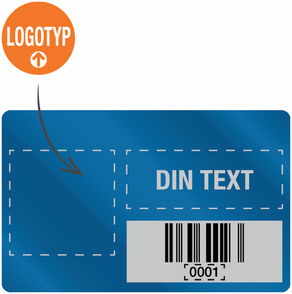 Kundanpassade etiketter med text, logotyp och streckkod | Seton