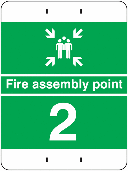 Highly-Visible Fire Assembly Point Signs – Fast Delivery | Seton