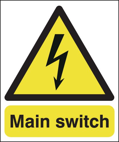 Main Switch Signs | Seton