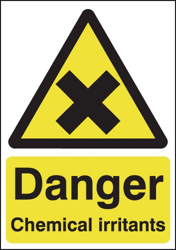 Danger Chemical Irritants Signs | Seton