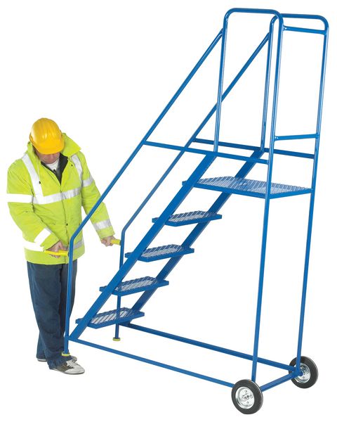 Steel & Galvanised Mobile Safety Steps | Seton
