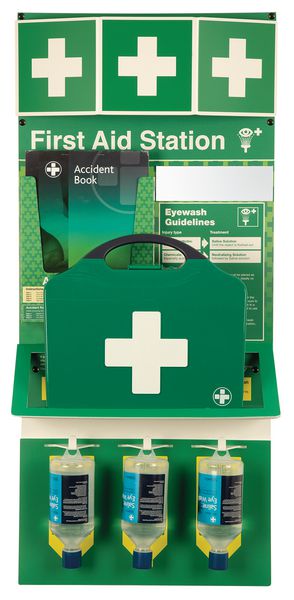 Combined First Aid Kit & Eye Wash Stations | Seton