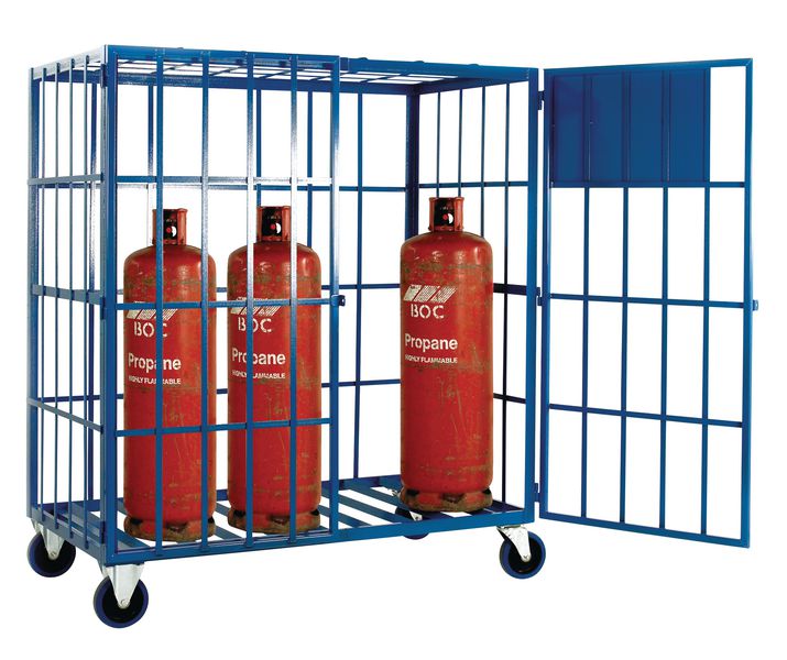 Mobile & Static Cylinder Storage Cages | Seton