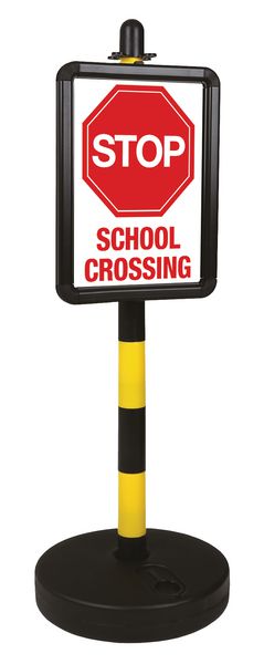 STOP School Crossing Carpark Sign - Bundle Kit | Seton
