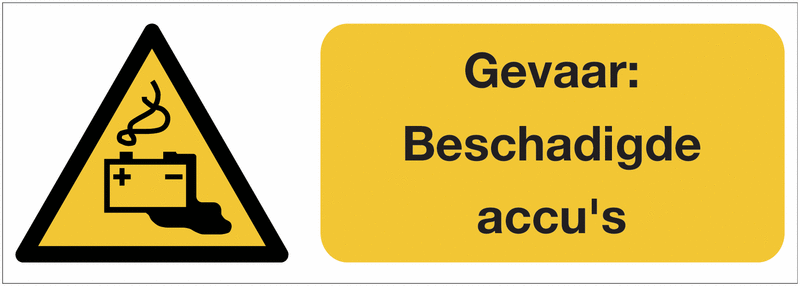Waarschuwingstekens Stickers Pictosign