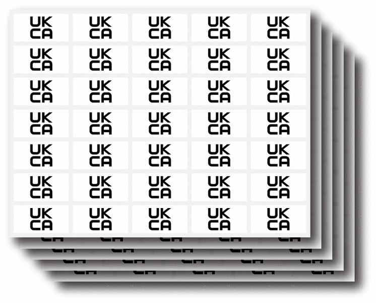 UKCA Labels 50mm x 25mm. 175 Self-Adhesive Labels – Fast | Seton