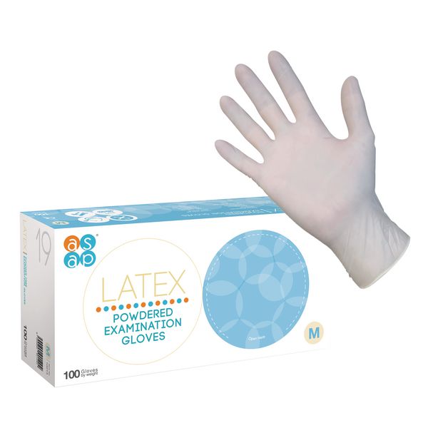 Polyco Powdered Bodyguards Disposable Latex Gloves