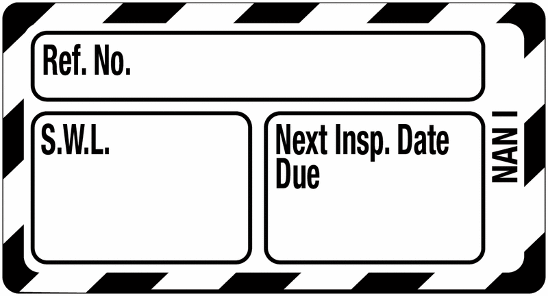 Scafftag® Nanotag™ Inserts - Next Inspection Date Due | Seton