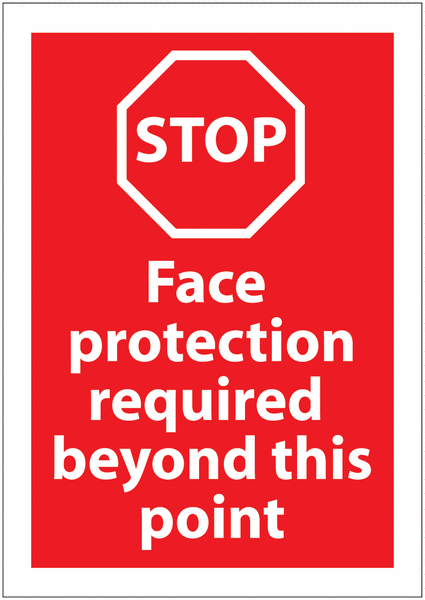 Face Protection Signs | Seton