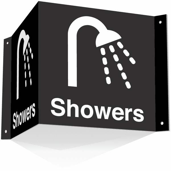 Showers Projecting Signs | Seton