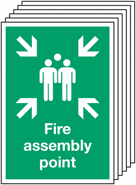 Highly-Visible Fire Assembly Point Signs – Fast Delivery | Seton