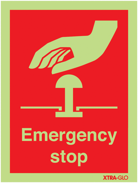 Xtra-Glo Emergency Stop Signs | Seton