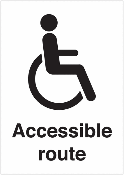 Accessible Route Signs | Seton
