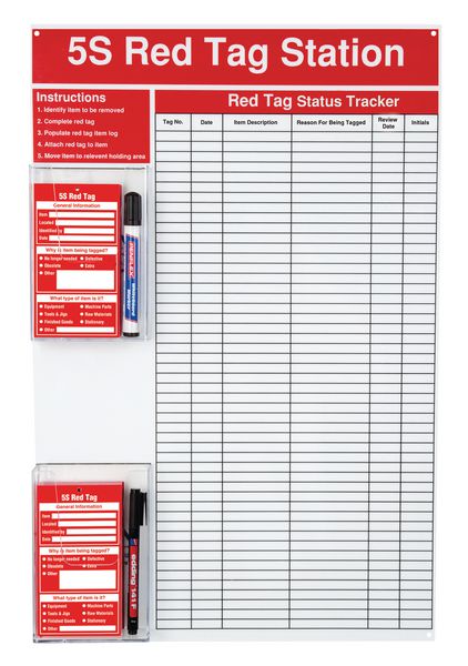 5S Red Tag Station Kits | Seton