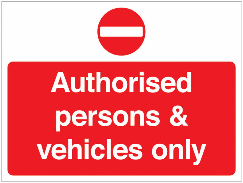 Need to Control Access? Try our Road Traffic Signs | Seton