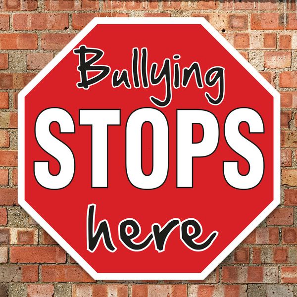 Stop Bullying Stop Sign