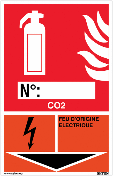 Pictogramme incendie, panneau de signalisation incendie | Seton