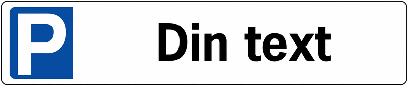 Skyltar med egen text, enkel beställning online | Seton