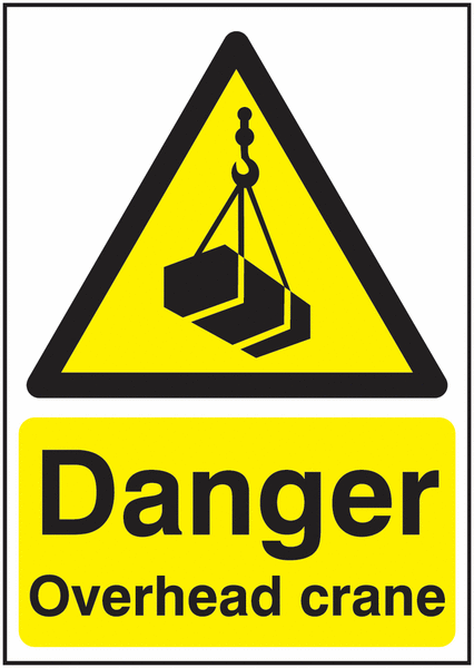 Danger Overhead Crane Sign | Seton