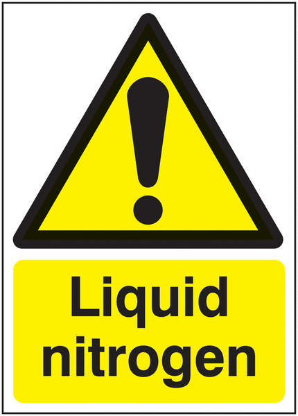 Liquid Nitrogen Signs | Seton