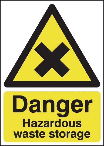 Danger Hazardous Waste Storage Signs | Seton