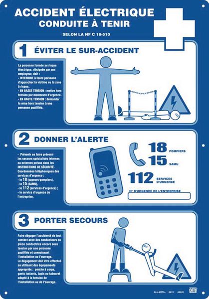 Panneaux danger électrique - Pictogramme électrocution | Seton