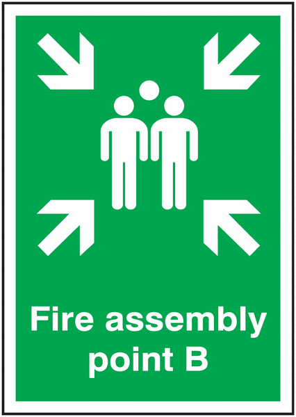Fire Assembly Point B Signs | Seton