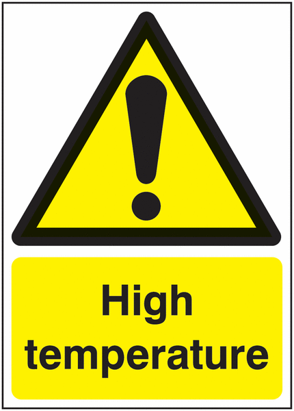 Widest Range - UK Compliant Temperature Warning Signs | Seton