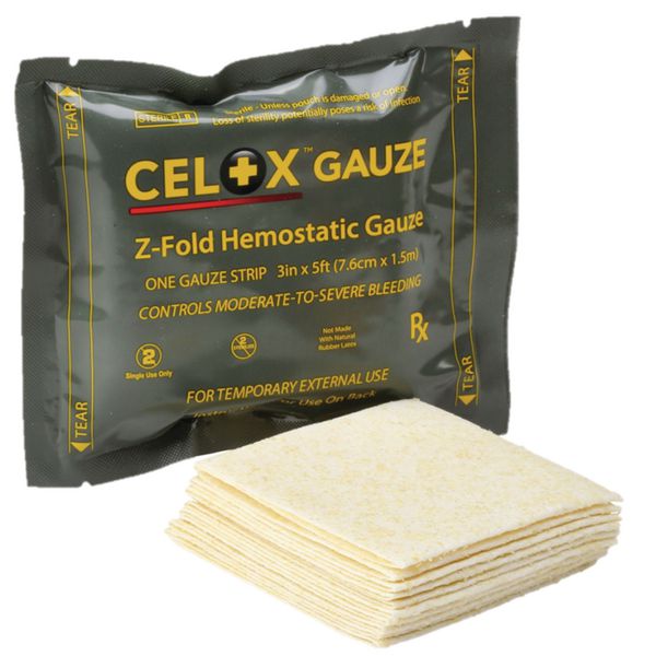 Bande de gaze 100 % coton et bande de gaze hémostatique | Securimed
