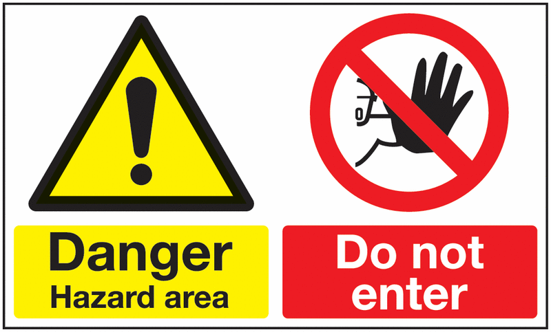 Danger Hazard Area/Do Not Enter Multi-Message Signs | Seton