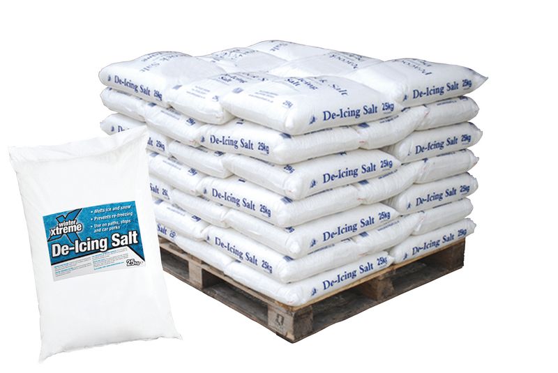 White De-Icing Salt 25kg - Pallet of 40 or 20 Bags | Seton