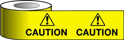 Barrier Warning Tapes - Caution | Seton