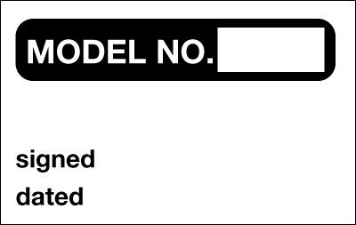 Roll of 250 - Model No. Quality Control Write On Labels | Seton