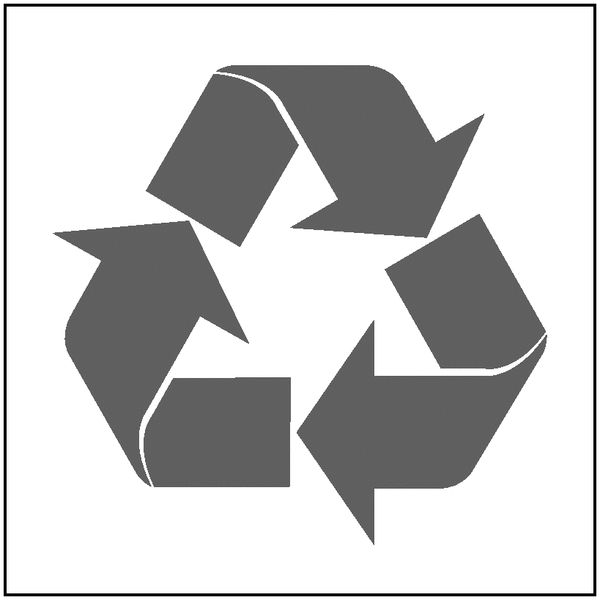 Pochoir 800 x 800 mm recyclé | Signals