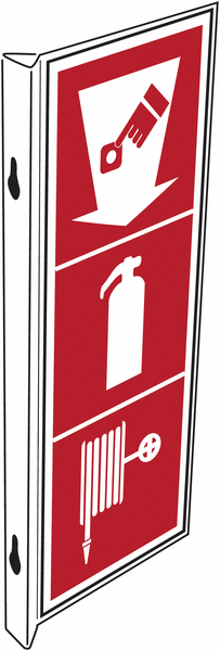 Pictogram handbrandmelder, brandmelder, handmelder | Seton