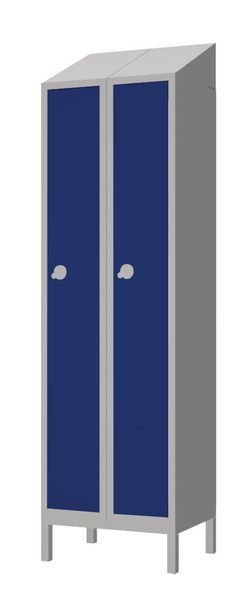 Standard Lockers with Stand & Sloping Tops | Seton