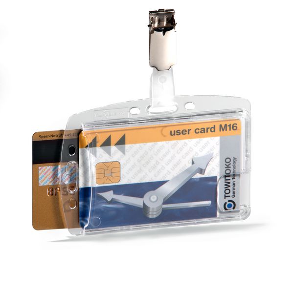 Porte-badge deluxe double compartiment | Signals