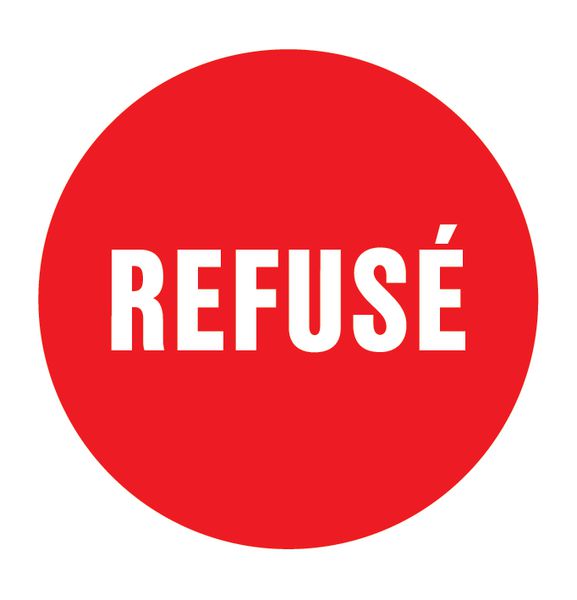 Pictogramme magnétique symbole Refusé | Signals