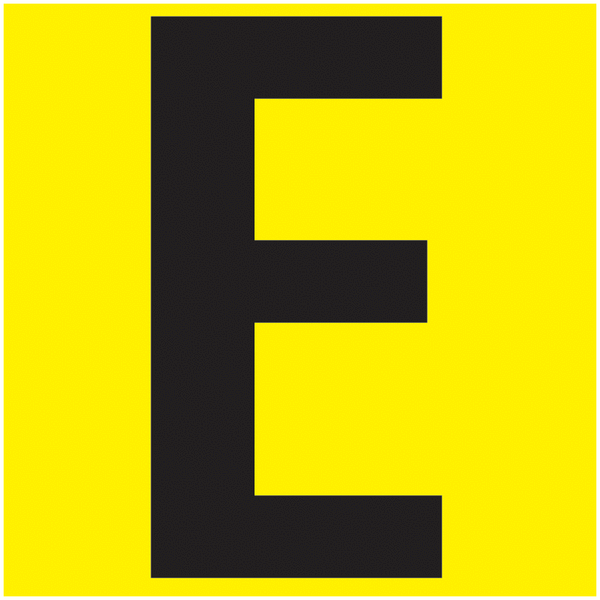 Cifre e lettere adesive colorate formato A4 | Seton