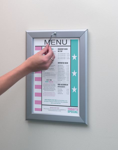 Lockable Snap Frames | Seton