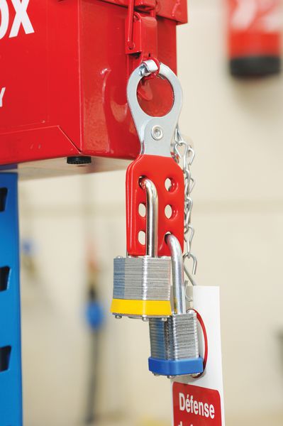 Safety Lockout Hasps With Chain | Seton