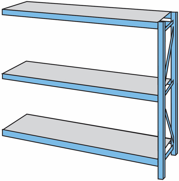 Heavy-Duty Longspan Shelving - Extension Bays | Seton