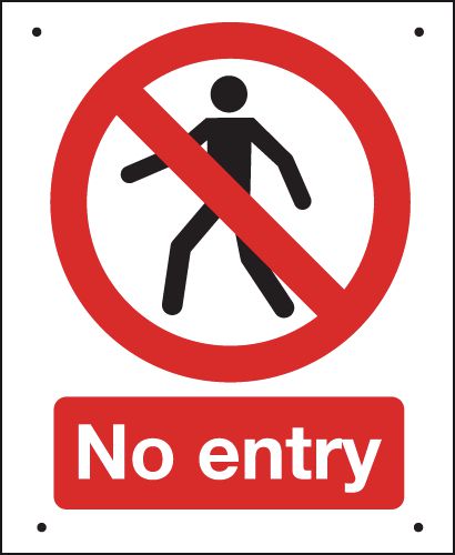 No Entry Signs and Exit Signs - Quick, Easy Delivery | Seton