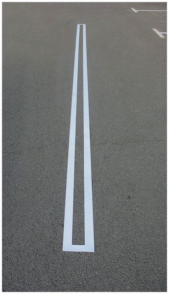 Straight Line Parking Stencil | Seton