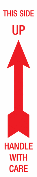 This Side Up Handle With Care Shipping Labels | Seton