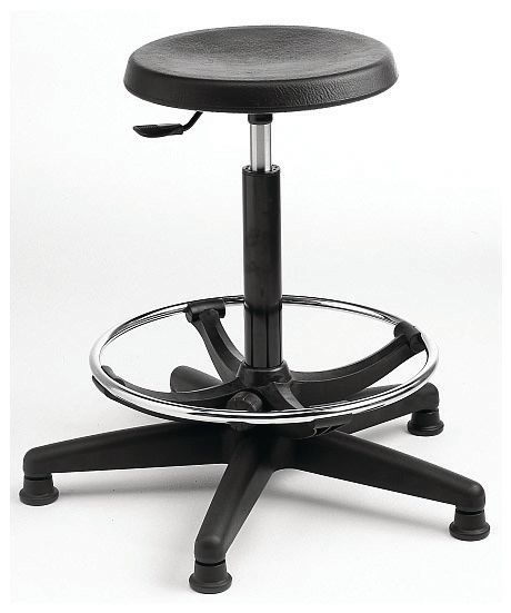 Padded Stool with Foot Ring | Seton